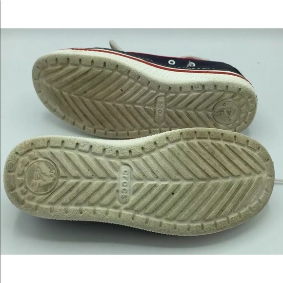 CROCS | Shoes | Crocs Womens Slip On Boat Deck Shoe Loafer Canvas ...